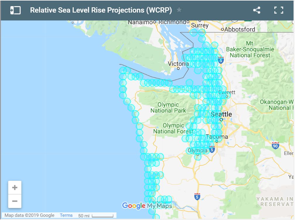 SLR projections | Washington Coastal Hazards Resilience Network